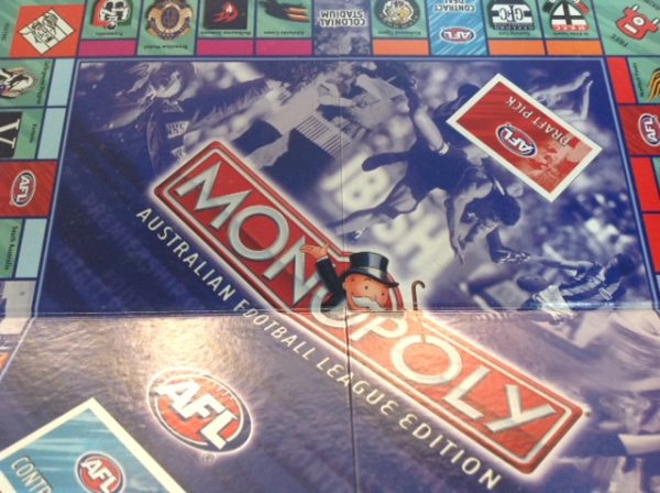 PARTS ONLY - Monopoly Board Game Australian Football League Version ...