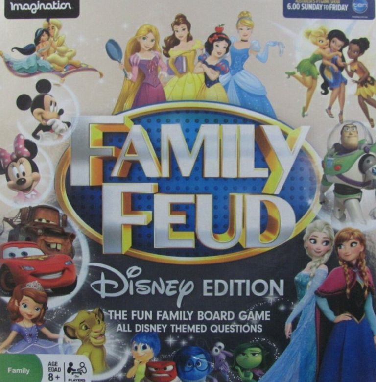 Family Feud Disney Edition Board Game